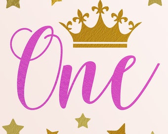 One year old svg | Etsy