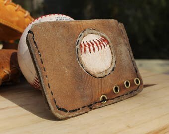 Baseball wallet | Etsy