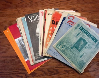 Vintage sheet music | Etsy