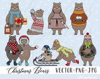 Christmas clipart | Etsy