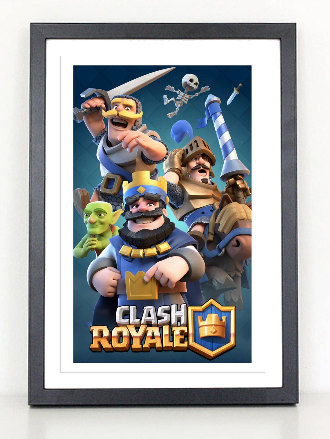 Clash Royale Video Game reproduction poster print