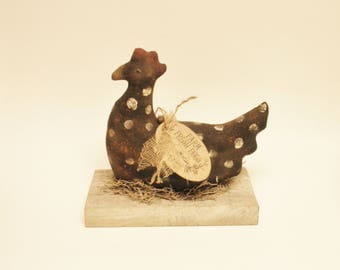 Primitive chickens | Etsy
