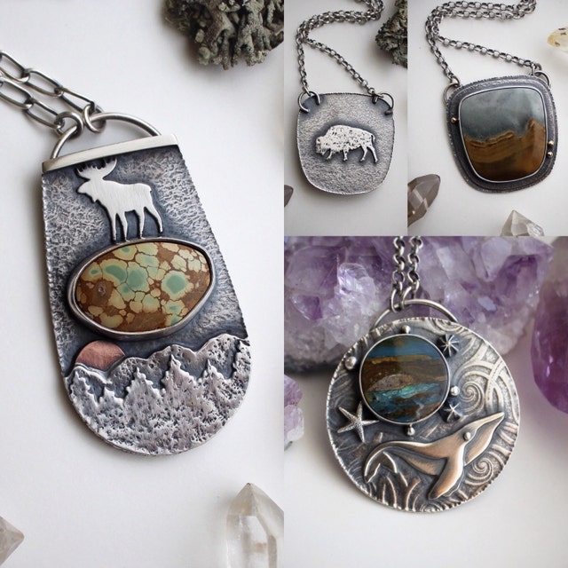 A bohemian collection of handcrafted metalsmith by LaFreeBoheme