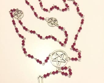 Satanic rosary | Etsy