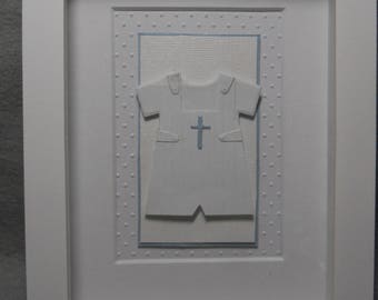 Baptism shadow box | Etsy
