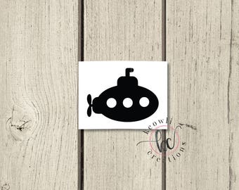 Submarine wall decal | Etsy