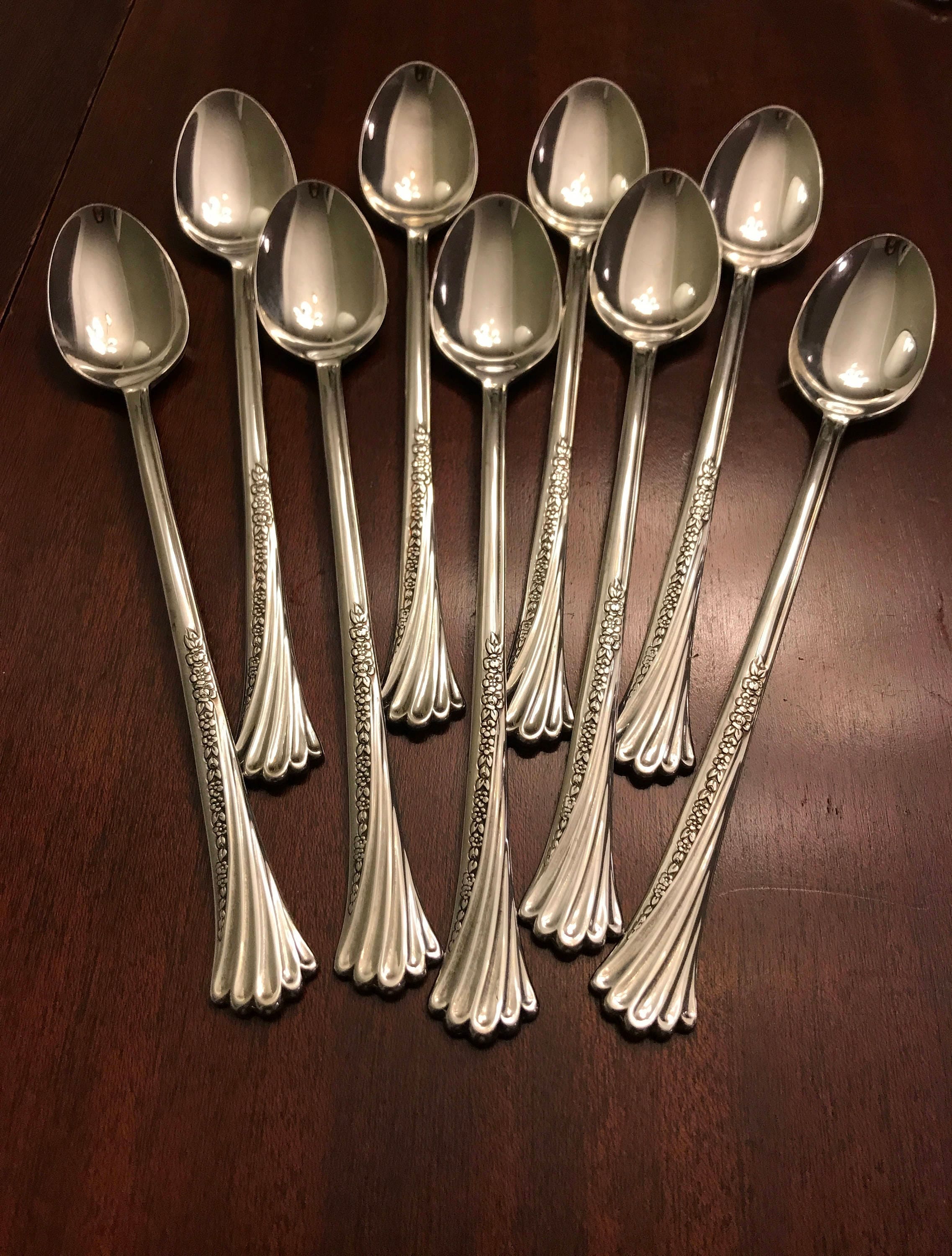 Oneida Spring Glen Stainless Flatware, Iced Tea spoons, pattern OHSSPG ...