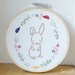 Little Bunny Hand Embroidery PDF Pattern Instand Digital