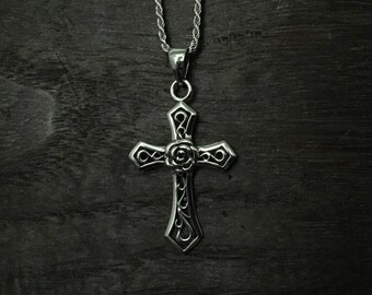 Rose cross | Etsy