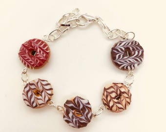 Donut bracelet | Etsy