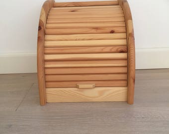 Wooden bread box | Etsy