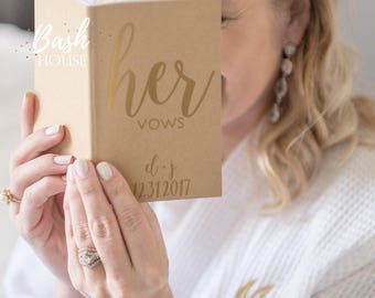 Wedding vow book | Etsy
