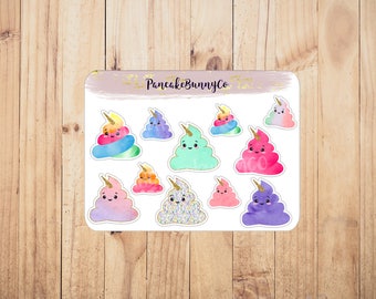 Poop stickers | Etsy
