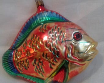 Glass fish ornament | Etsy