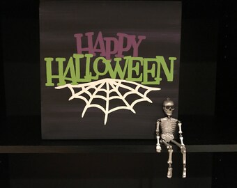 Halloween canvas | Etsy