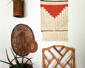 Wicker wall decor | Etsy
