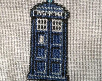 Tardis cross stitch | Etsy