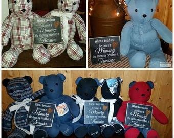 Memory bear | Etsy