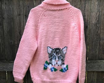 Cat sweater | Etsy