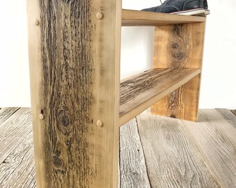 Reclaimed shoe rack | Etsy