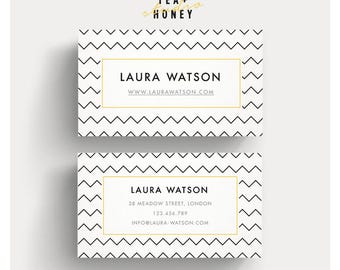 Quirky Calling Card Design Creative Business Card Template