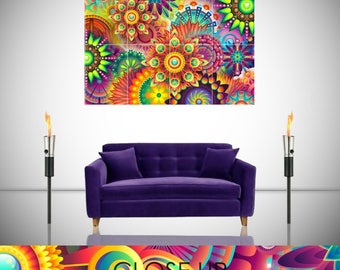 Trippy poster | Etsy