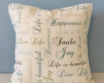 Message pillow | Etsy