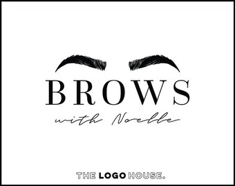 Eyebrows logo | Etsy