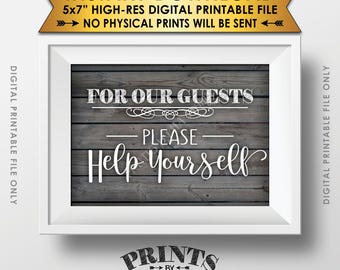 Help yourself sign | Etsy