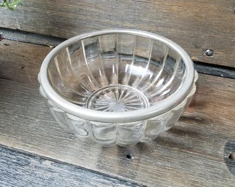 Fluted glass bowl | Etsy