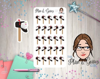 Post Office Stickers Mail Planner Stickers Postal Stickers