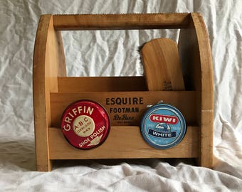 Shoe shine box | Etsy