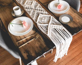 Macrame table | Etsy