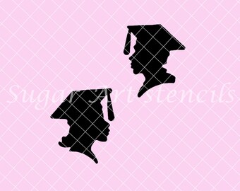 Graduation stencil | Etsy