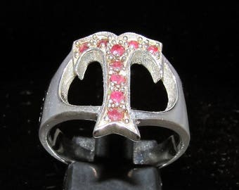 Letter t ring | Etsy