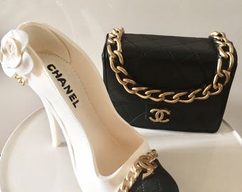 Chanel cake topper | Etsy