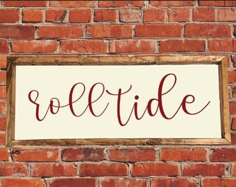 Roll tide sign | Etsy