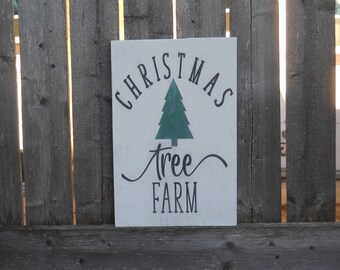 Tree farm sign | Etsy
