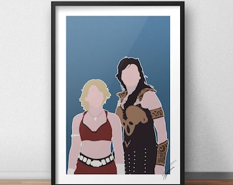 Xena Warrior Princess vinyl decal sticker or window cling: