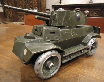 Vintage toy tank | Etsy