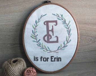 Cross stitch letters | Etsy