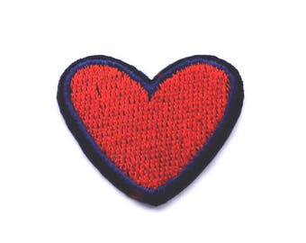 Heart patches | Etsy