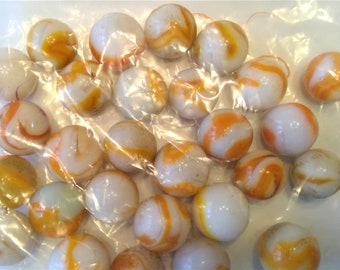 Orange marbles | Etsy