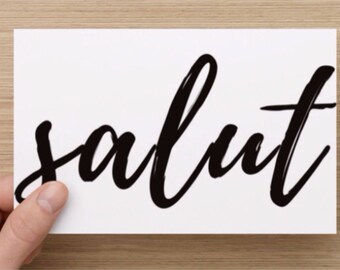 Salut | Etsy