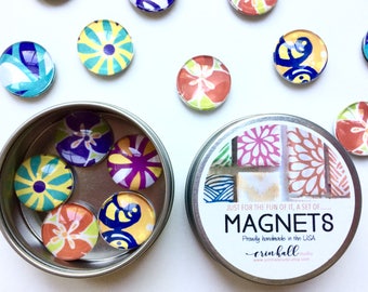 Glass bubble magnets | Etsy