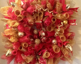 Deco mesh wreath | Etsy