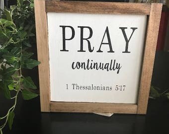 Bible Verse Wall Art Be Joyful Always Pray Continually Give