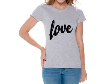 Love t shirt | Etsy