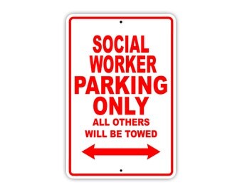 Social worker sign | Etsy