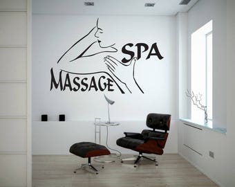 Massage wall sticker | Etsy